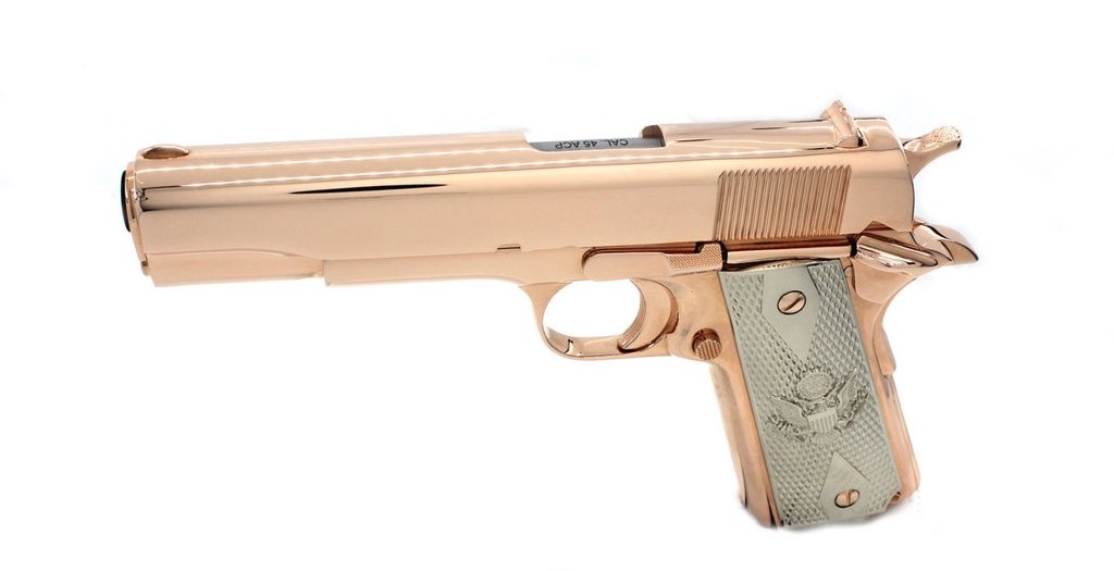 Colt 1911 Rose Gold For Sale $1.80, Review, Price - In Stock
